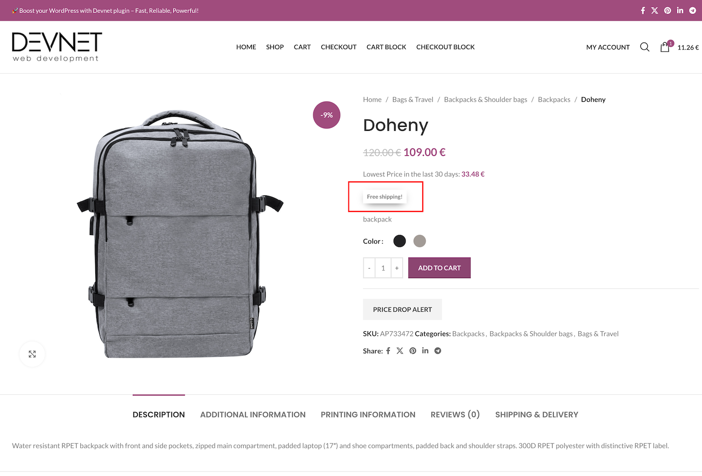 Product Label | Devnet
